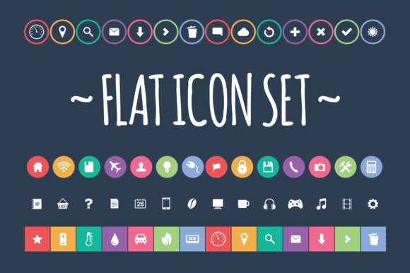 125 of the Best Free & Premium Flat Icon Sets | Buildify