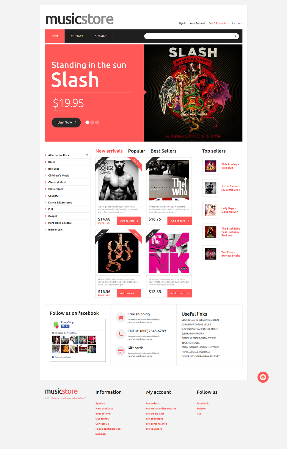 9+ Great Audio PrestaShop Ecommerce Themes for Audio Sales (Music or ...