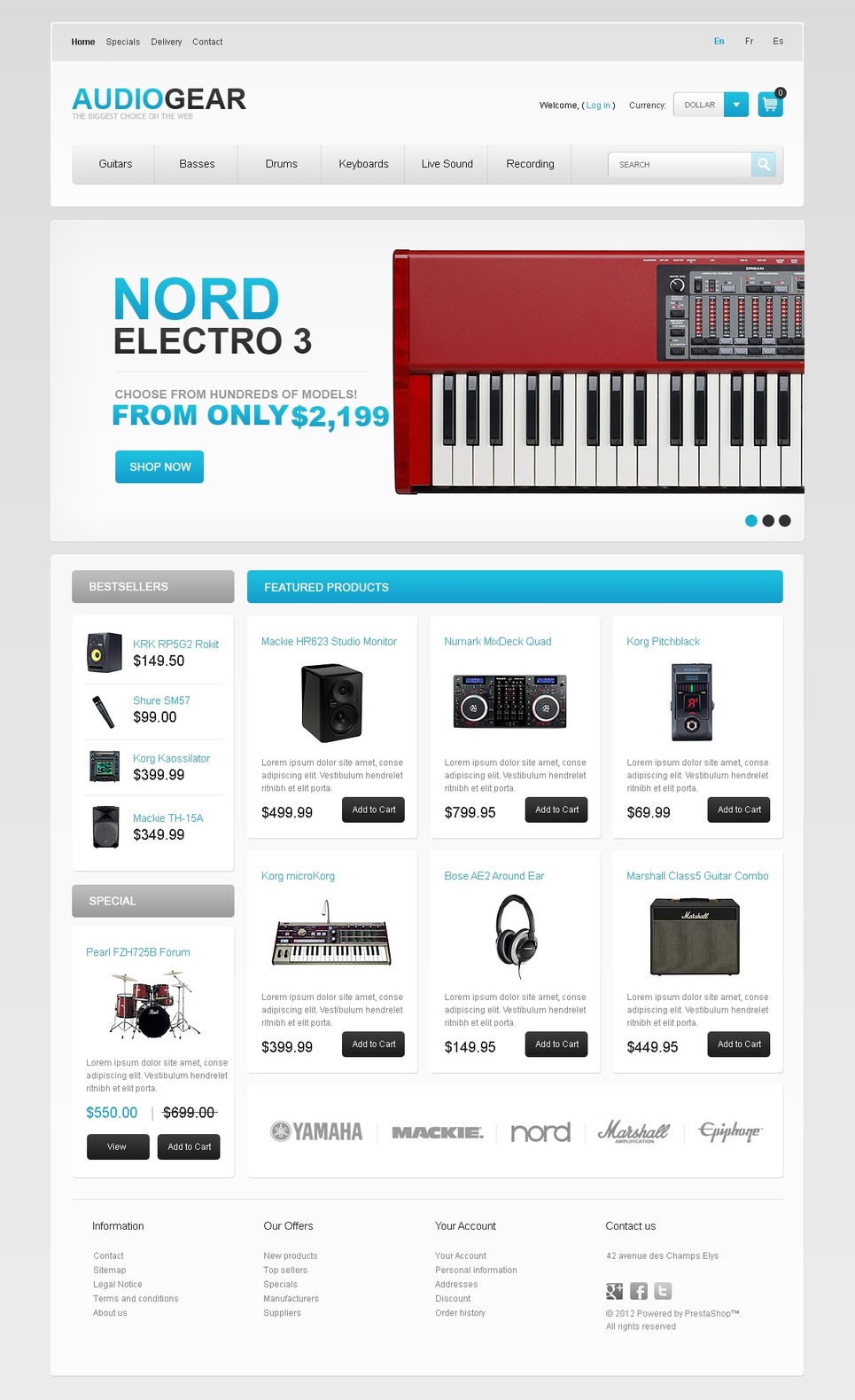 30+ Stunning Electronics Ecommerce Website Templates (Electronics Store ...