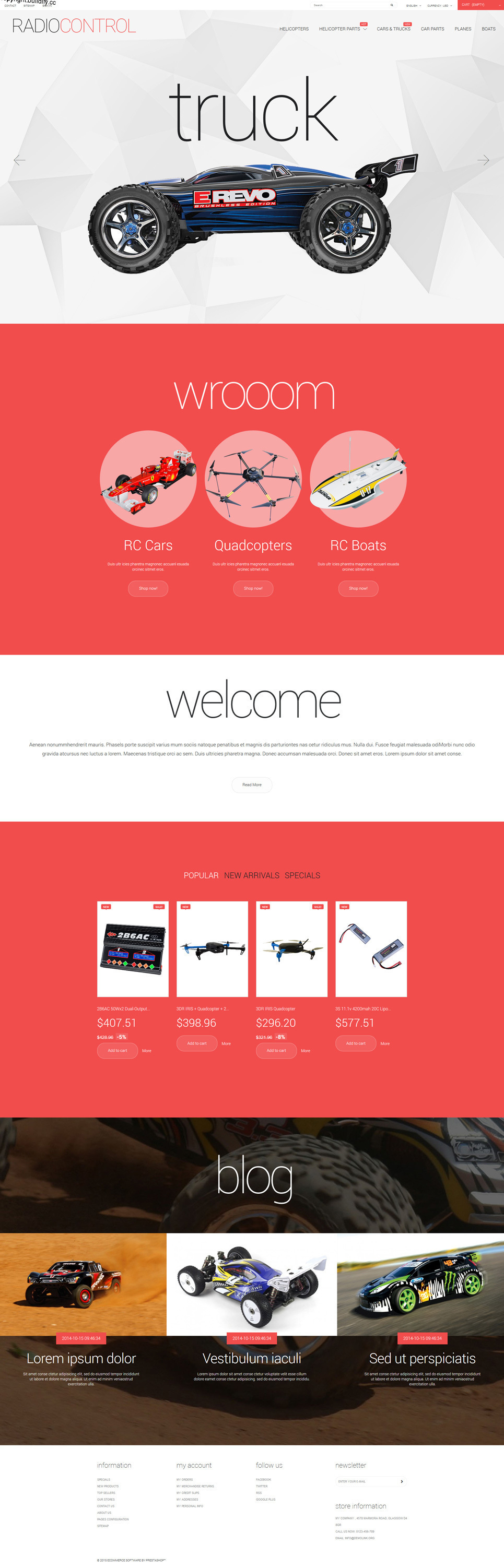 12+ Awesome Toy Store & R/C Vehicle Ecommerce Website Templates (Toy ...