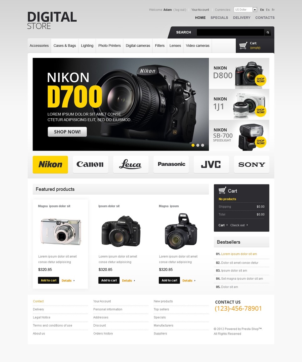30+ Stunning Electronics Ecommerce Website Templates (Electronics Store ...