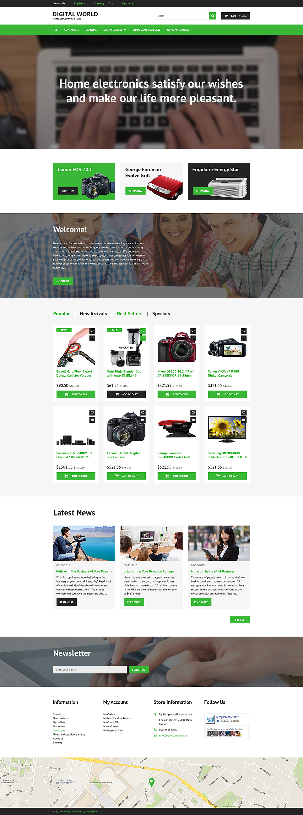 30+ Stunning Electronics Ecommerce Website Templates (Electronics Store ...