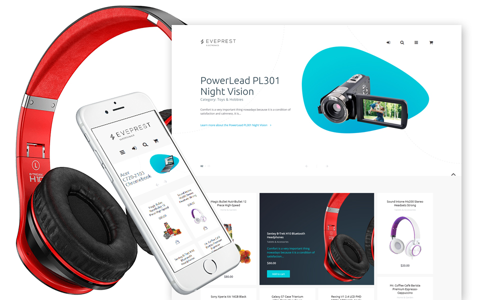 30+ Stunning Electronics Ecommerce Website Templates (Electronics Store ...