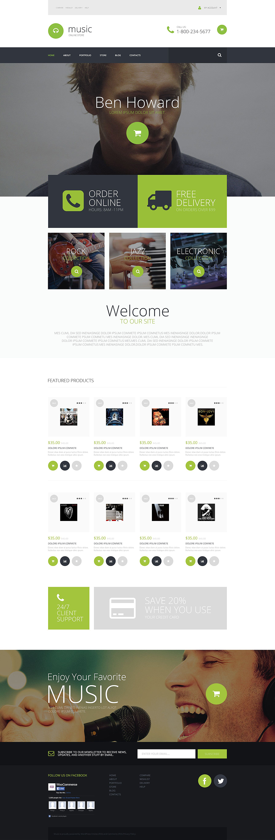 7+ Awesome Music & Audiobook WordPress Ecommerce Themes (WooCommerce ...