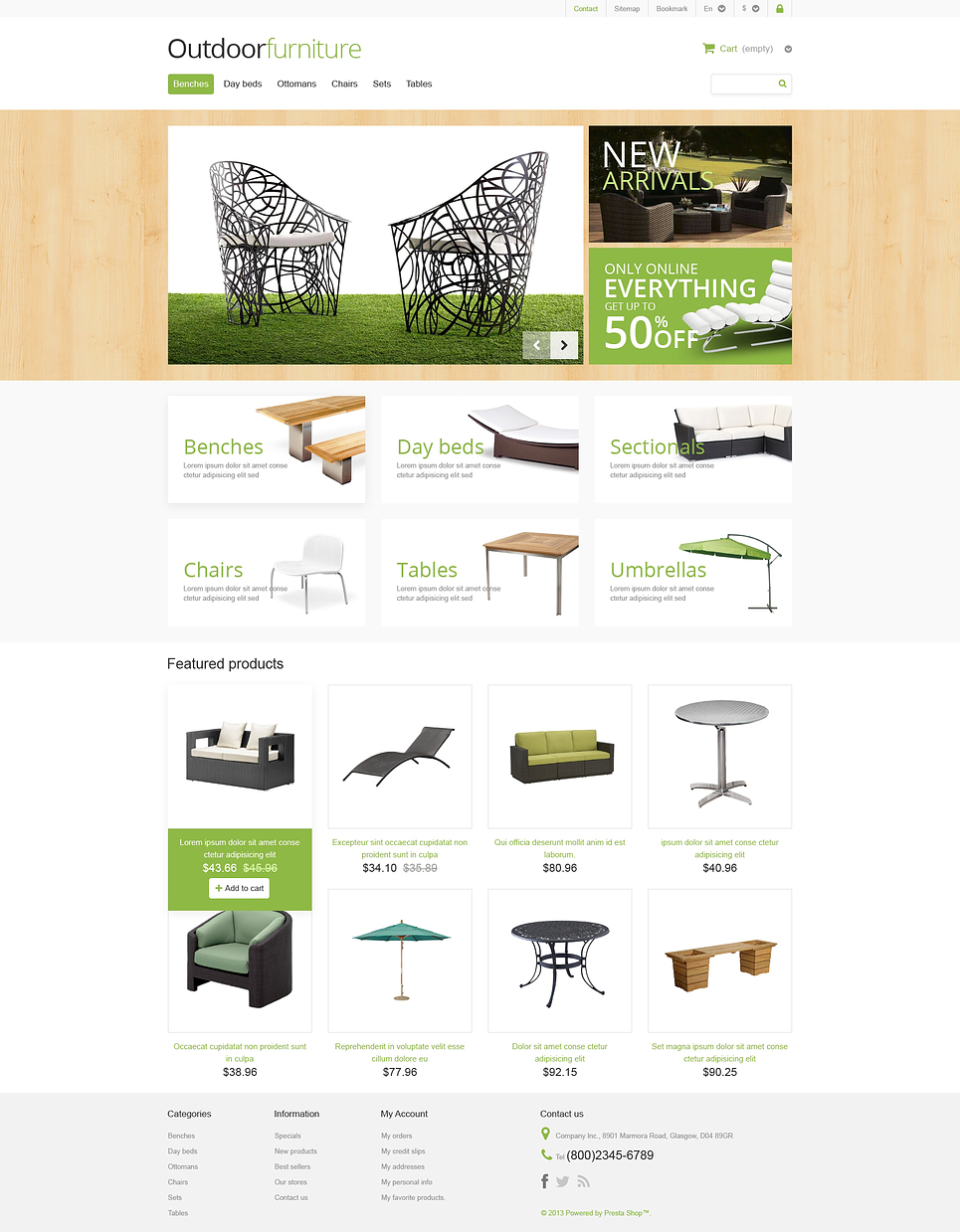 27+ Stunning Indoor & Outdoor Furniture Store Website Themes ...