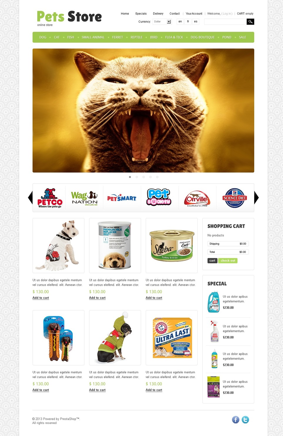 10+ Best Pet Store Ecommerce Themes (PrestaShop Pet Supplies Themes)