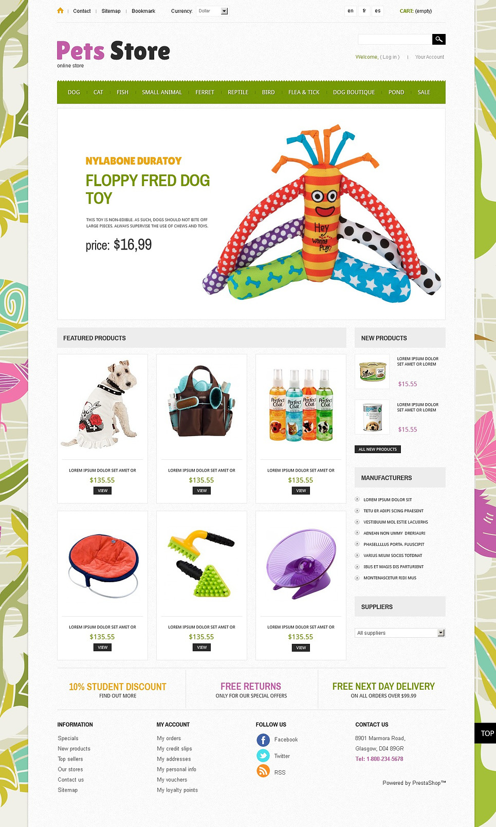10+ Best Pet Store Ecommerce Themes (PrestaShop Pet Supplies Themes)