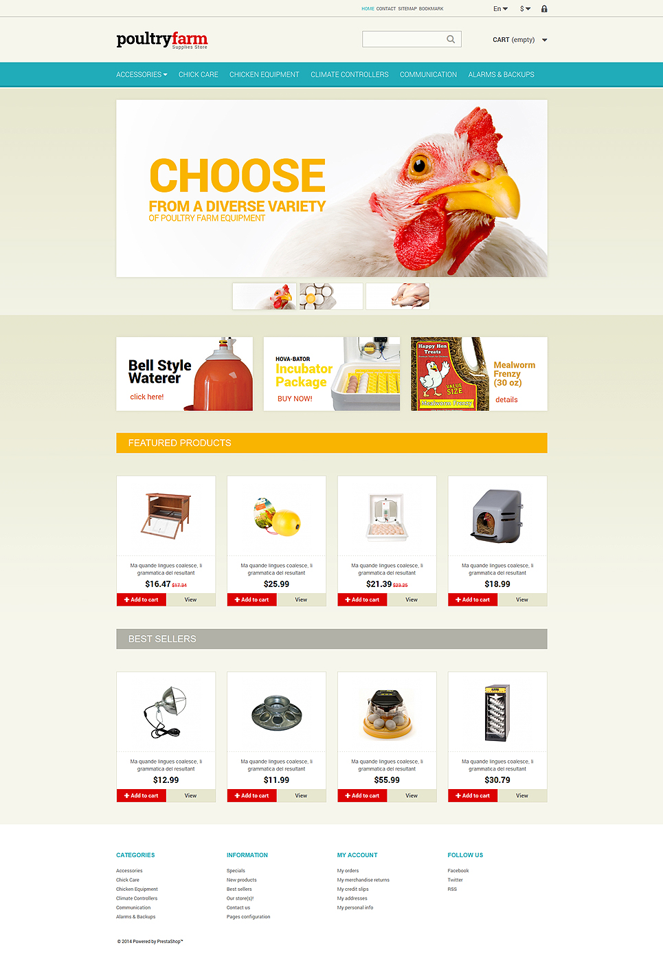 Awesome New PrestaShop Ecommerce Themes for Agriculture and Farming ...