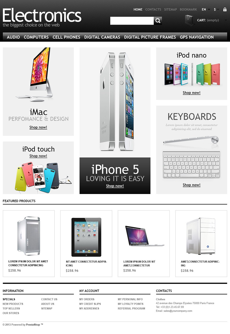 30+ Stunning Electronics Ecommerce Website Templates (Electronics Store ...