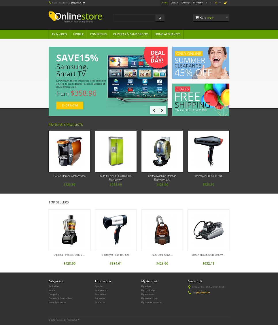 30+ Stunning Electronics Ecommerce Website Templates (Electronics Store ...