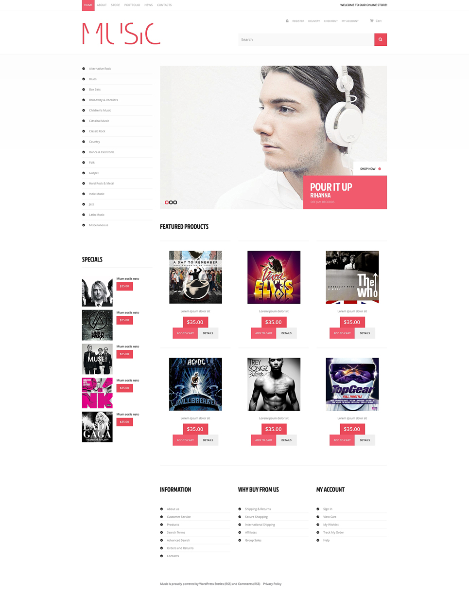 7+ Awesome Music & Audiobook WordPress Ecommerce Themes (WooCommerce ...