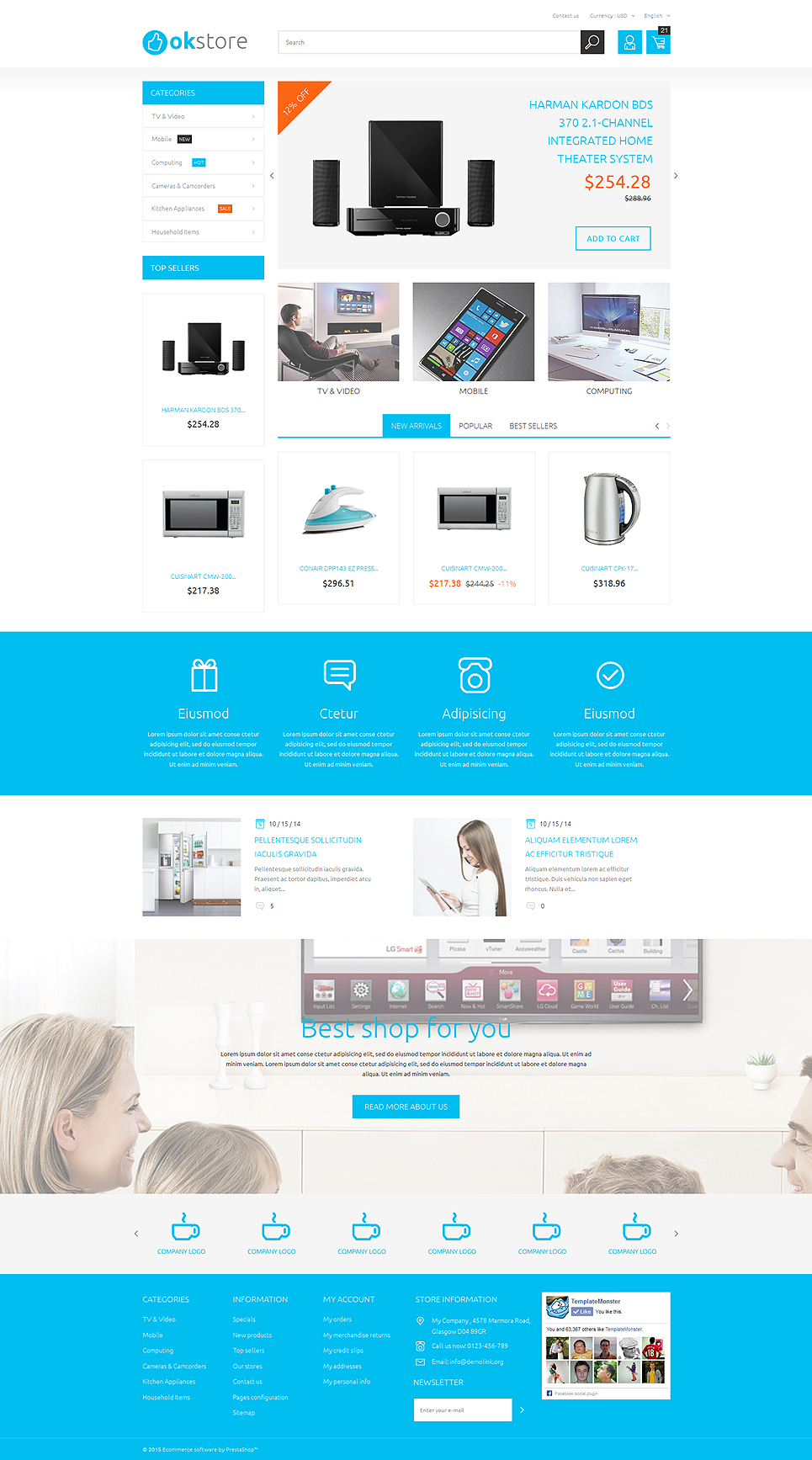 30+ Stunning Electronics Ecommerce Website Templates (Electronics Store ...
