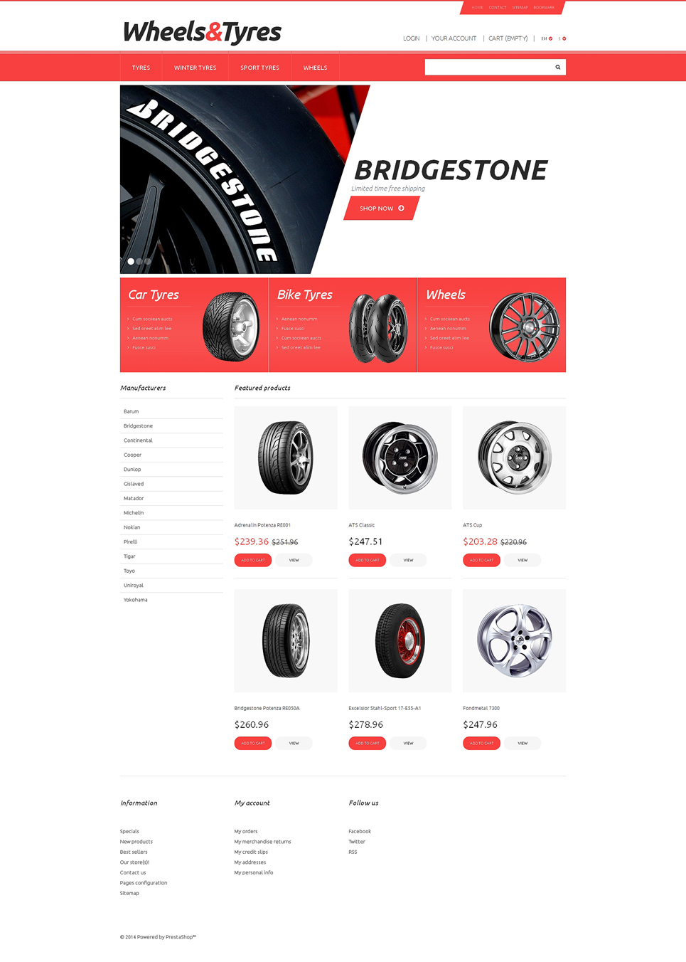 9+ Stunning Car & Automotive Tyre Store Ecommerce PrestaShop Themes