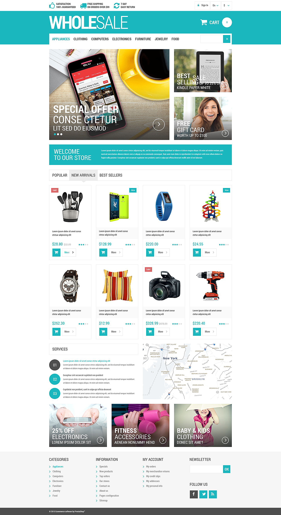 The Best Ecommerce Wholesale & Department Store PrestaShop Themes