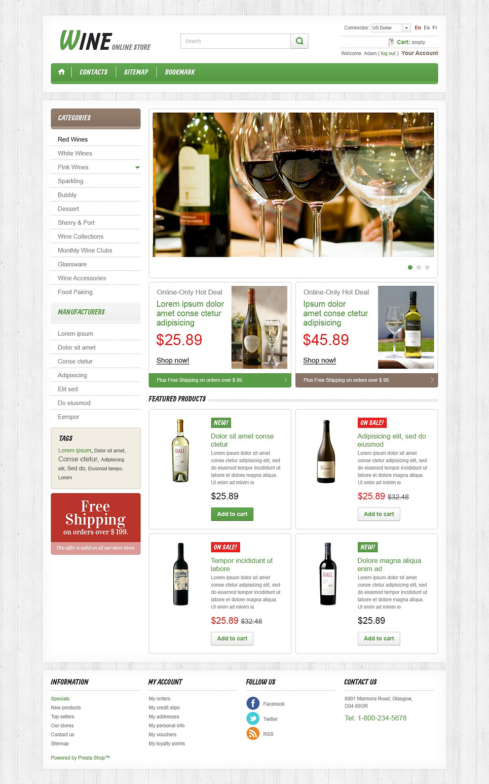Top 10 Wine Store Ecommerce Templates (Wine PrestaShop Themes)
