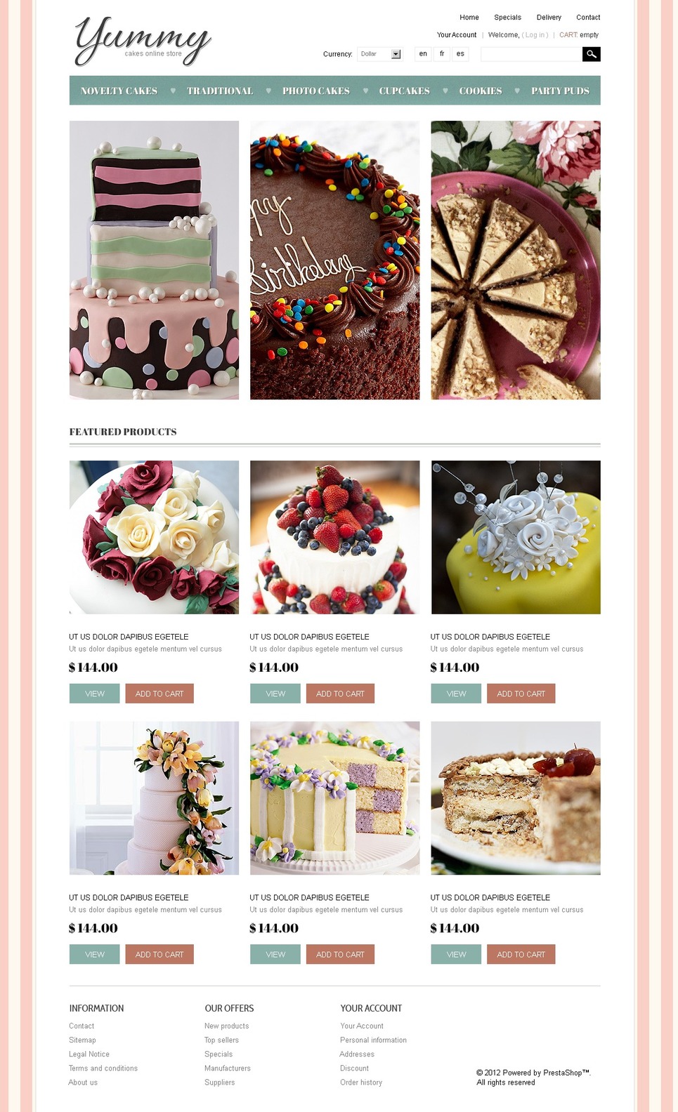 7+ Best Candy, Cupcake & Sweet Store Ecommerce Website Templates (Sweet ...