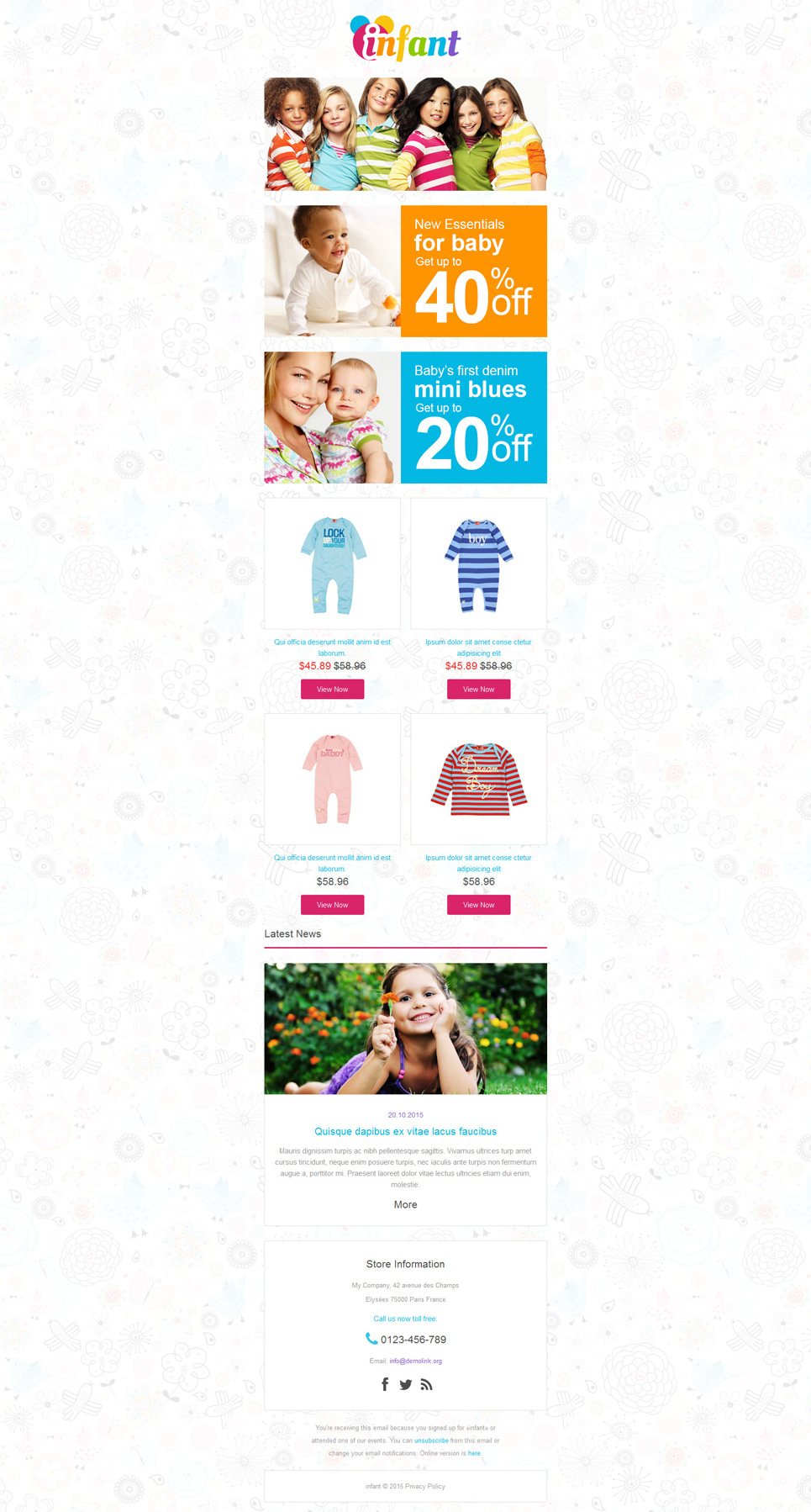 Top 50: Responsive Newsletter Templates for Your Campaign Monitor ...