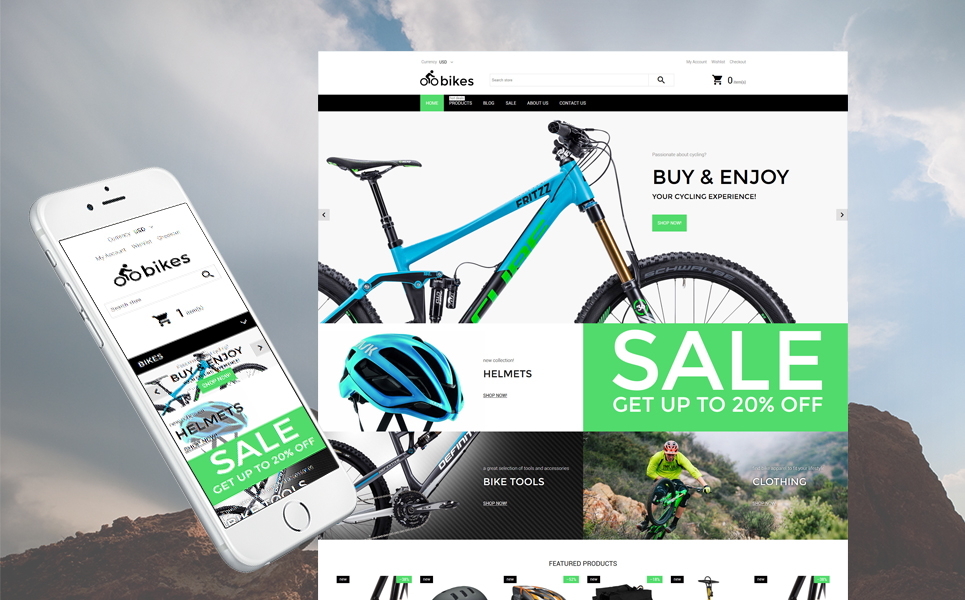 Get on yer bike with these Shopify Themes for Cycling & Bicycle Stores