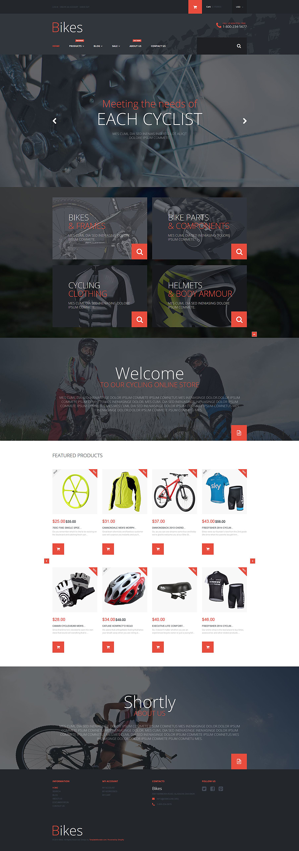 Get on yer bike with these Shopify Themes for Cycling & Bicycle Stores ...