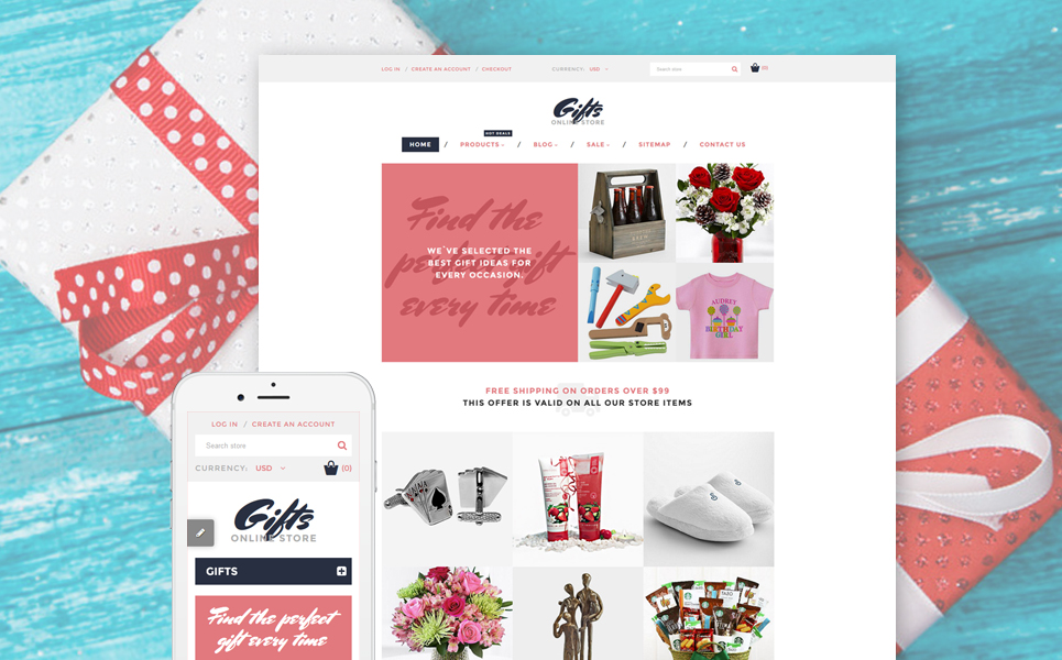 Great Gift Store Shopify Themes for Any Occasion! (Flowers, Edible ...