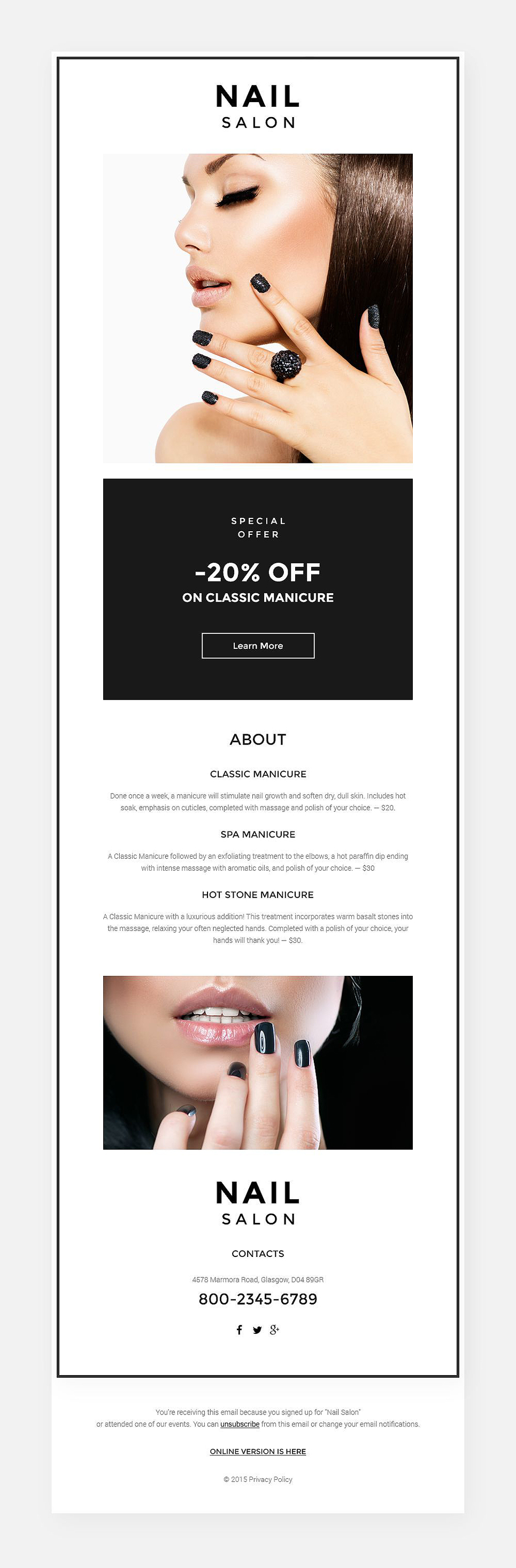 Top 50: Responsive Newsletter Templates for Your Campaign Monitor ...