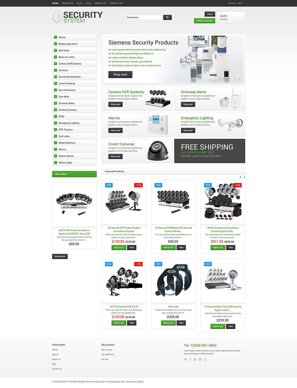 Security Company Shopify Themes