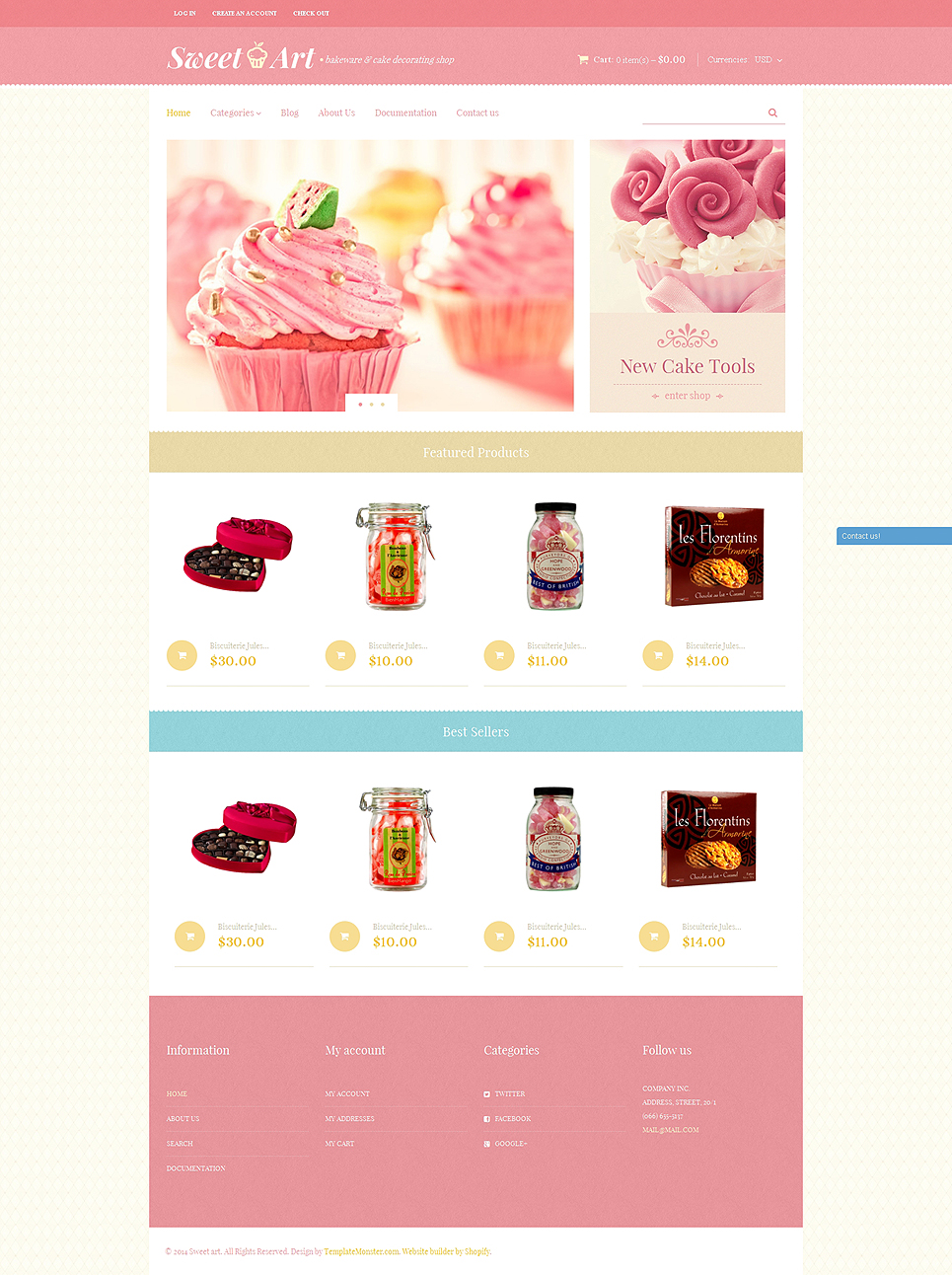 The Sweetest Cupcake & Cake Decoration Store Themes for Shopify