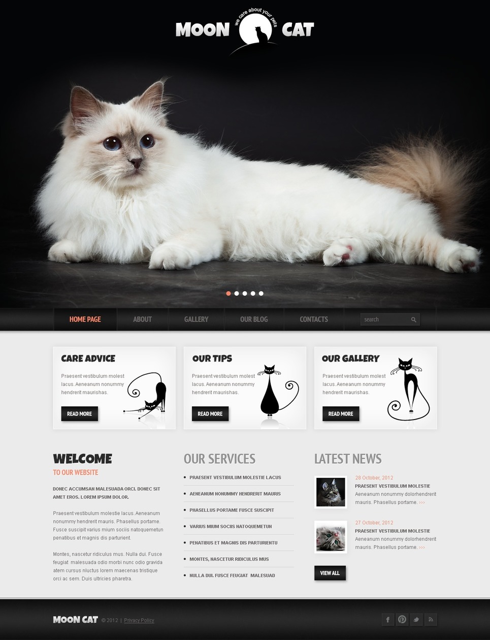 Best Cat Care & Blog WordPress Themes