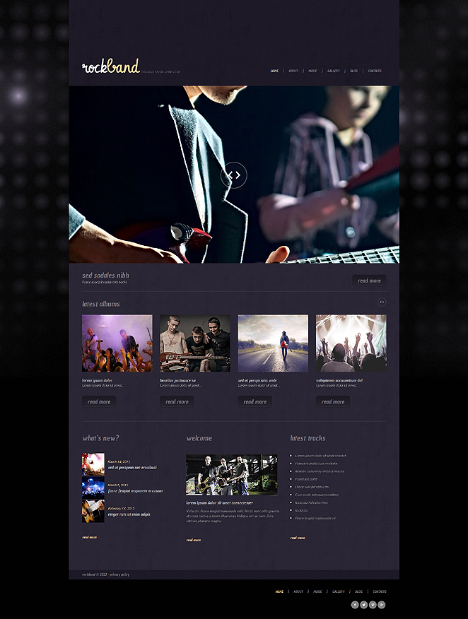 Gain more fans with these Musician, Band, DJ and Rockstar WordPress Themes