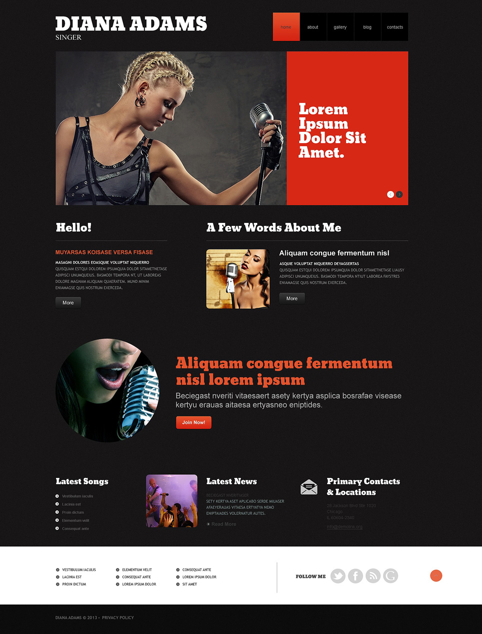 Gain more fans with these Musician, Band, DJ and Rockstar WordPress Themes
