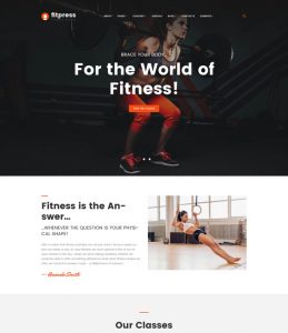 8 of the Best Gym & Fitness WordPress Themes