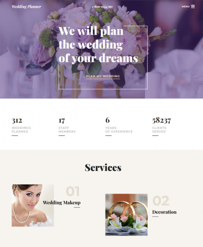 10 of the Best Bootstrap Wedding Website Templates