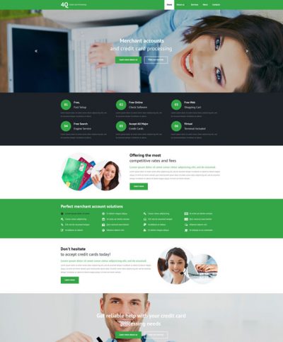 5 of the Best Bootstrap Website Templates for Banks