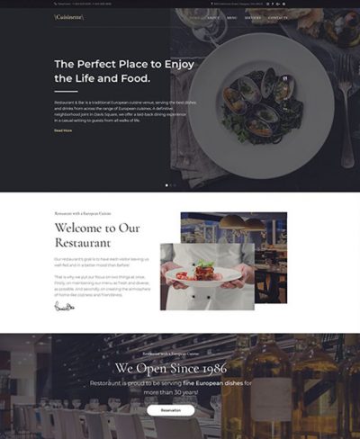 14 of the Best Restaurant WordPress Themes