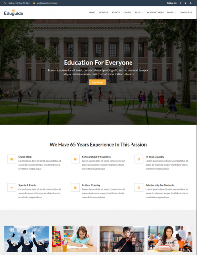 16 of the Best Education WordPress Themes