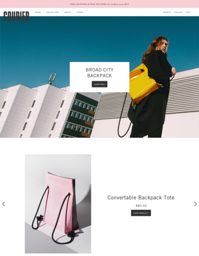 Responsive Shopify Themes For Selling Purses, Handbags, And Luggage ...