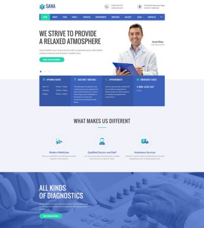 16 of the Best Bootstrap Medical Website Templates for Doctors ...