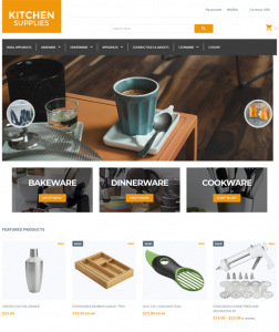 Shopify Themes For Selling Kitchen Supplies Like Bakeware, Cookware ...