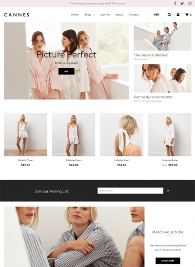 Sexy Shopify Themes For Online Lingerie And Underwear Stores